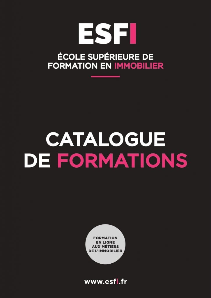 ESFI: Formation en immobilier à domicile- Avec prise en charge ESFI